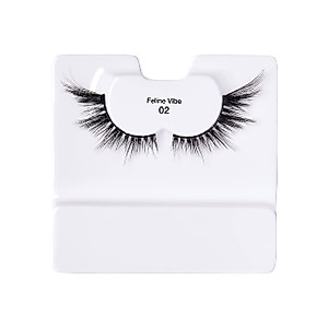 i-ENVY 2 Pairs False Eyelashes Feline Vibe Cat and Fox Eye Lifting Look, Dramatic Lashes (02)