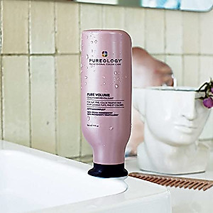 Pureology Pure Volume Shampoo and Conditioner Bundle | For Flat, Fine, Color-Treated Hair | Sulfate-Free | Vegan | Updated Packaging | 9 Fl. Oz.