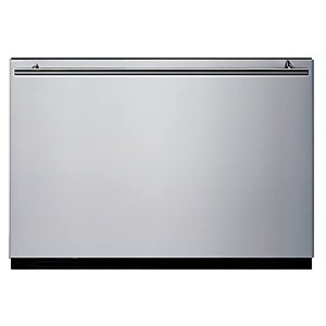 Summit Appliance SDR241OS Built-In 24" Wide Drawer Refrigerator, 2 cu.ft Capacity, Temperature Alarm, Weatherproof Design, Frost-free Operation, LED Lighting, Digital Thermostat, Open Drawer Alarm