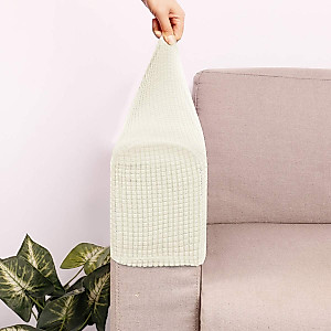 Ciieeo 2pcs Couch armrest Cover arm Rest Covering for Sofa Furniture armrest Protectors Sofa Protector Cover armrest Covers for Sofa arm Protectors Black Office Recliner Chair Universal