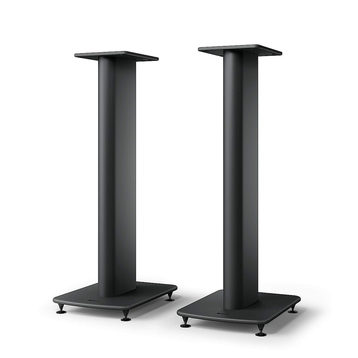 KEF LS50 Wireless II (Pair, Carbon Black) & S2 Speaker Stand (Pair, Carbon Black)