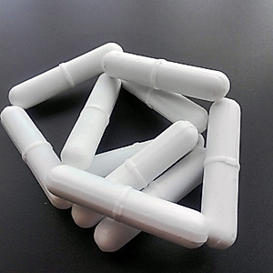 Magnetic Stirrer Stir Bar PTFE Magnetic Mixer Stir Bars (10X40mm, with Ring Shape, 10PCS)