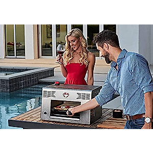 Schwank 1500°F Portable Infrared Grill, Stainless Steel, Propane (LP), Made in USA