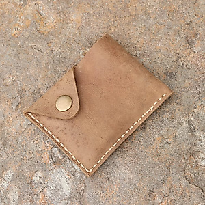 New Type Simple Structure Large Capacity Handmade Card Case can Hold Banknotes Credit Cards Certificates and Card Bags
