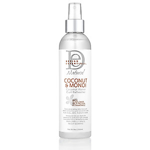 Design Essentials Natural Coconut & Monoi Coconut Water Curl Refresher with Sunflower, Marshmallow Root & Aloe, 8 Ounce