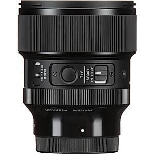 PhoenixPhoto Sigma 85mm f/1.4 DG DN Art Lens for Sony E + 3PC Multi-Coated UV Filter Kit (UV, CPL, FLD), Variable Neutral Density (ND2-ND400), 4PC Macro Close-Up & More (17pc Bundle)