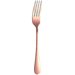 Stainless Steel Flatware Set,Service for 4,Rose Gold Cutlery Utensils 16Piece Tableware Set Include Fork Knife Spoon