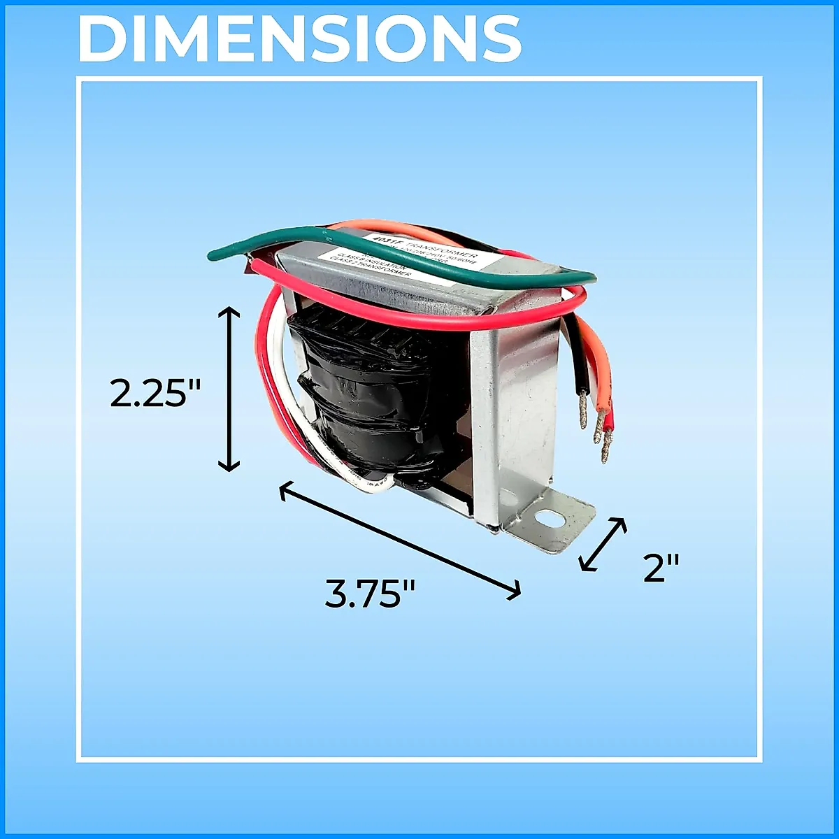 4031F Transformer 120/208/240v, 50/60 Hz, compatible with Ring, Ring 2, Ring Pro, Nest Skybell, and Enfy Doorbells. Nest, Ecobee, and Sensi Smart Thermostat
