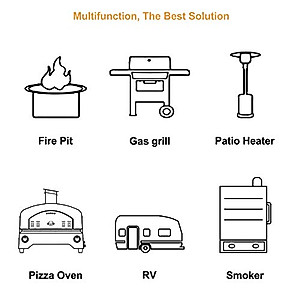 GASLAND 24 Feet Natural Gas Grill Hose with 3/8 Male Flare Quick Connect/Disconnect Fittings, Come with 24 FT 1/2 Inch Natural Gas Quick Connect Hose with 3/8" Female Flare Fitting by 1/2" Male Adapte