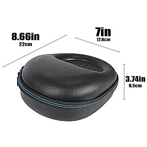 Baval Hard Headphones Case Travel Bag Compatible with Sony WH-L600 , Behringer, Audio-Technica, JBL, Xo Vision, Bose, Sennheiser, Beats, Maxell, Panasonic Full Size Headphone (Black)