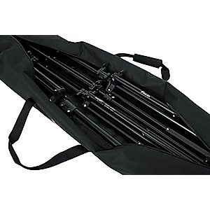 Gator Cases Stand Carry Bag with 50" Interior; Holds (2) Speaker, Microphone or Lighting Stands (GPA-SPKSTDBG-50),Black