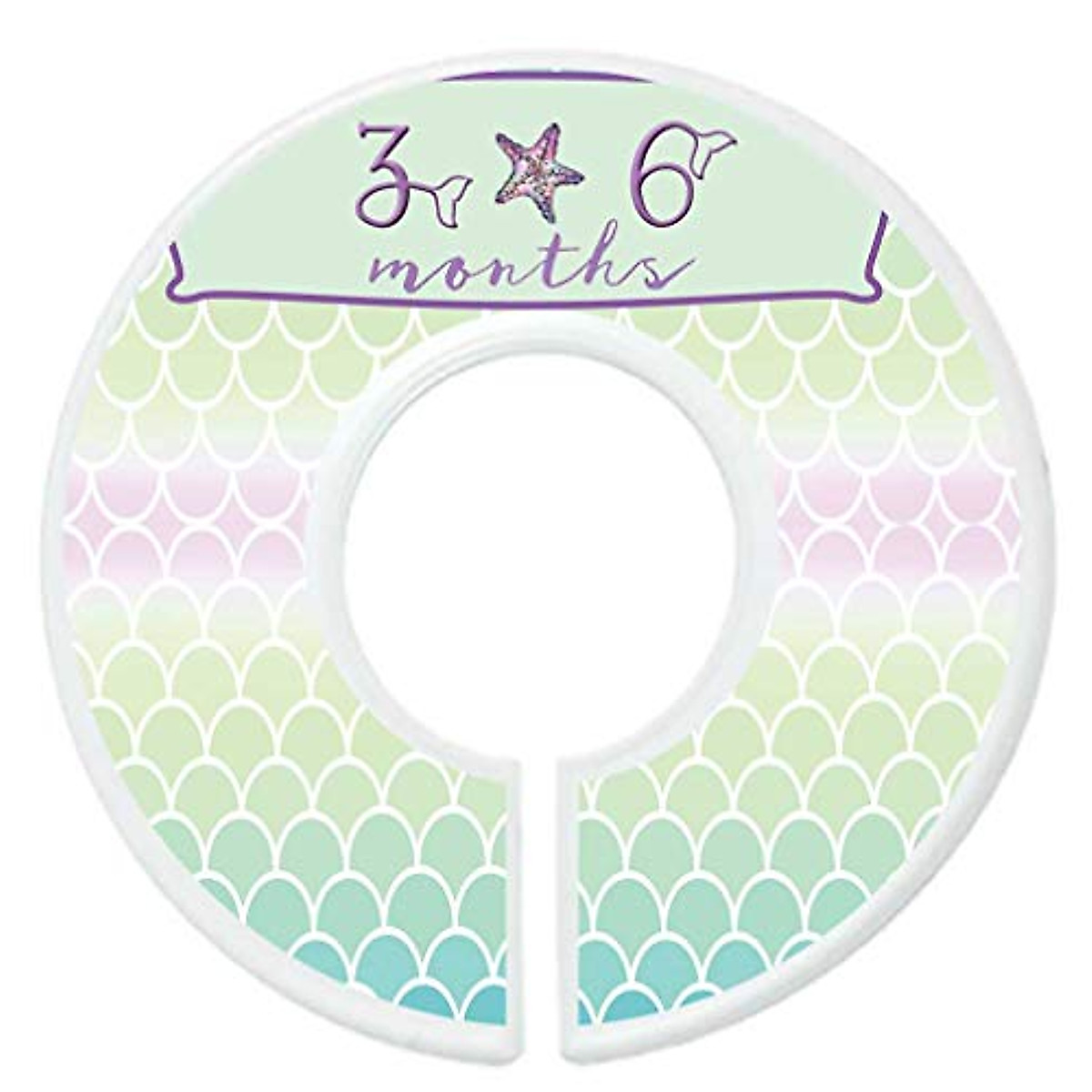 Mumsy Goose Nursery Closet Dividers Closet Organizers Baby Girl Clothes Dividers Mermaid