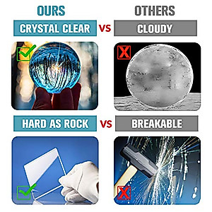 32oz Crystal Clear Epoxy Resin Kit Casting and Coating for River Table Tops, Art Casting Resin,Jewelry Projects, DIY,Tumbler Crafts, Molds, Art Painting, Easy Mix 1:1 Ratio