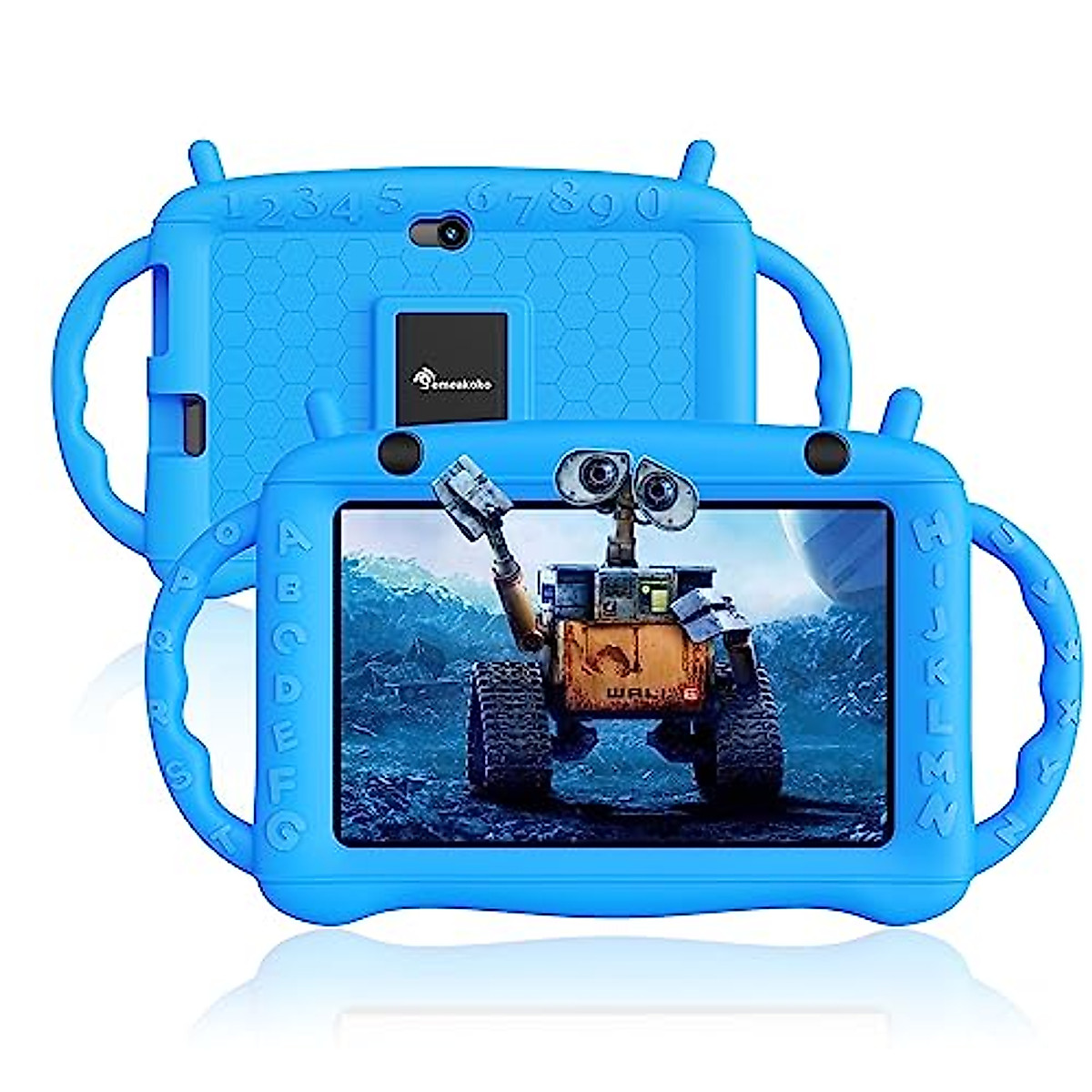 Kids Tablets 7in Android 11 Tablet for Kids Age 3-12,Quad Core 2GB RAM 32GB ROM Toddler Tablet with Shock-proof Case,Parental Control, Pre-installed Kids Educational APP,HD Screen,Dual Camera(Blue)