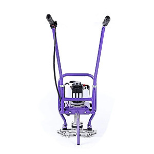 Gas Powered Concrete Screed 35.8CC 4 Stroke Gasoline Engine Concrete Power Screed 1.36HP Concrete Surface Leveling Cement Finishing Vibrating Motor (GX35 Gasoline Engine)