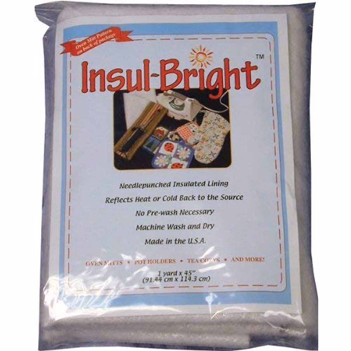 Insul-Bright Insulated Lining-36"x45" SKU# 645509MA, Set of 3