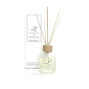 aromArt Fragraces Reed Diffuser / Eucalyptus / 3.4 Fl Oz(100ml) / Made of Essential Oil / Fragrance Décor for Home Rooms and Offices / Beautiful Gift Set for Holidays