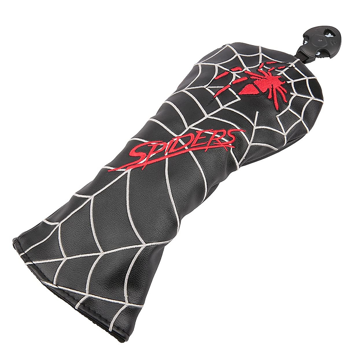 Golf Builder 4pcs/Set Spider Embroidery Black Golf Club Driver Fairway Wood Hybrid Head Covers 1 3 5 UT Covers