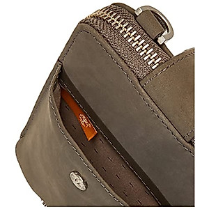 Timberland womens Wallet RFID Leather Crossbody Phone Bag, Castlerock (Nubuck), One Size US