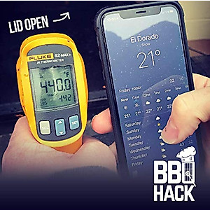 BBQ Hack Griddle Hack | Pancakes, Omelettes, Bacon, Stir Fry, Smash Burgers, and More On Your Pellet Grill | Griddle Insert Accessory (16.5" Deep X 17.25" Wide Griddle Hack)