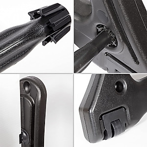 SmartSign 24"x36" Changeable Message Sign Board Sidewalk Sign, Standard Portable A-Frame Sign & Letter Kit for Outdoor, Business, Large Black Standing Frame with Wheels, USA-Made