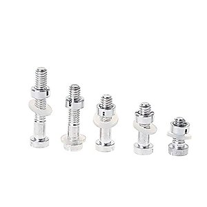 ANG-puneng M2.5 Screw Bolt Nut Washers Set Turntable Headshell Cartridge Stylus Mounting Vinyl LP Record Player