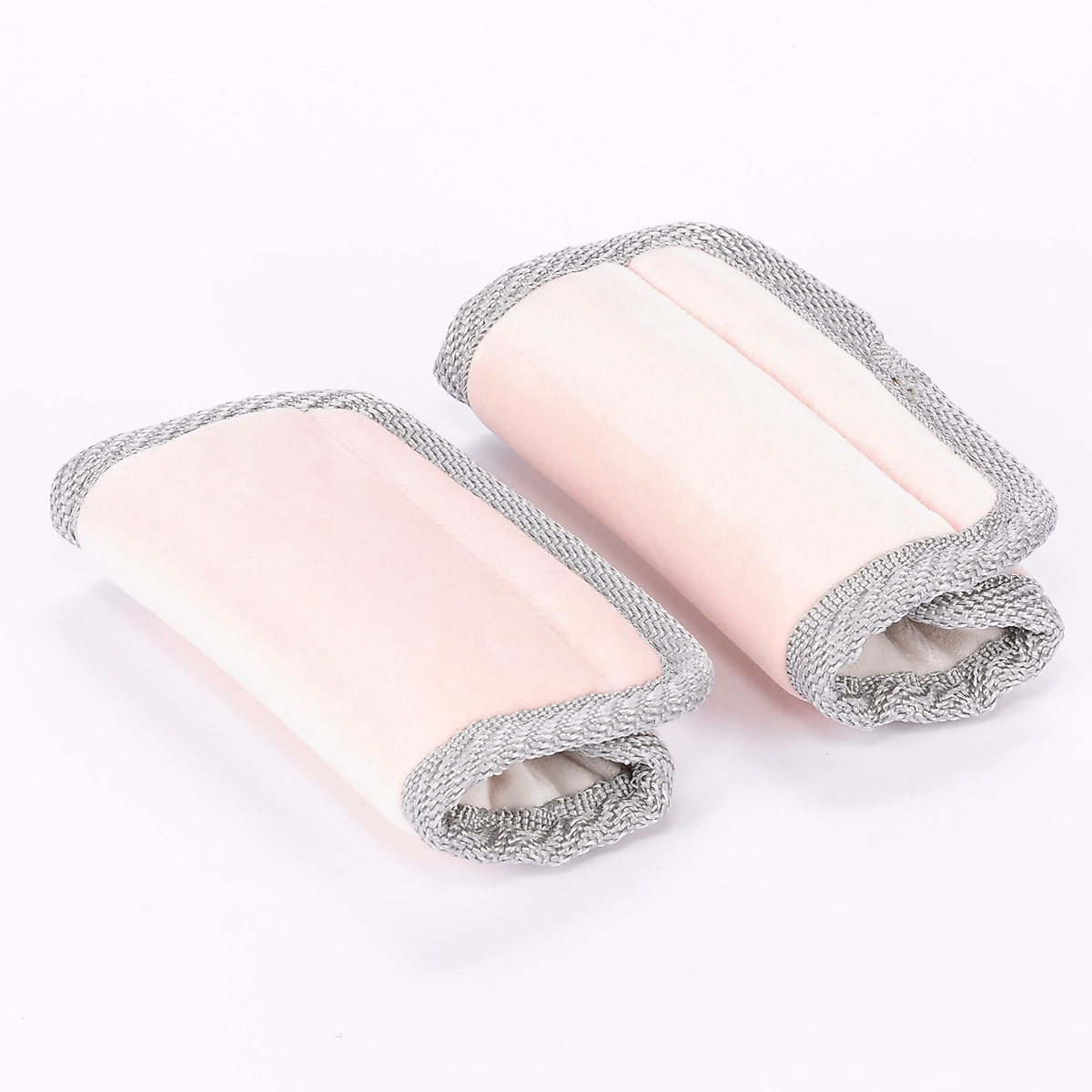 Diono Soft Wraps Car Seat Straps, Shoulder Pads for Baby, Infant, Toddler, 2 Pack Reversible Soft Seat Belt Cushion and Stroller Harness Covers Helps Prevent Strap Irritation, Pink
