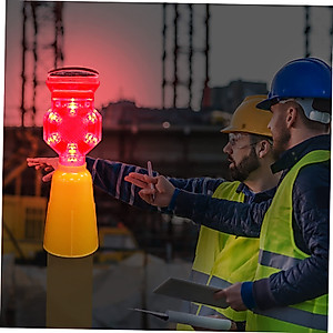 4pcs Signal Light Traffic Flashing Light Solar Warning Strobe Car Beacon Light Solar Strobe Light Warning Light Emergency Strobe Light Car Emergency Light Solar Beacon