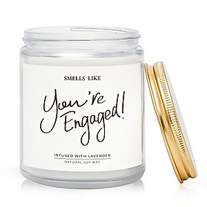 Engagement Gifts for Couples, Engagement Gifts - Lavender Scented Candles, Gifts for Newly Engaged Couples, Engagement Gifts for Her, Women, Best Engaged Gifts