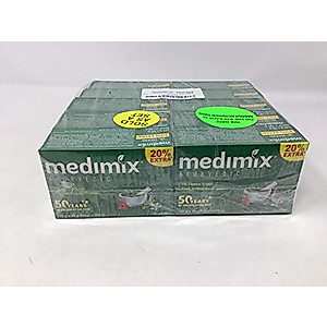 Medimix Herbal Handmade Ayurvedic Classic 18 Herb Soap for Healthy and Clear Skin Pack of 10 (10 x 125 g)