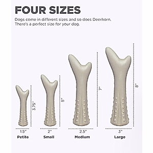 Petstages Deerhorn Antler Alternative Dog Chew Toy, Large