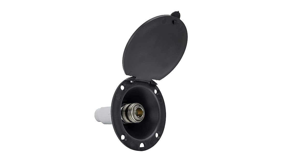 RecPro RV Exterior Spray Port Connector with Hose