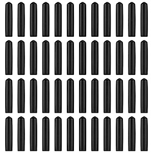Lounsweer 100 Pcs Black Rubber Pourer Cap Liquor Bottle Pourer Cover Dispenser Spout Dust Covers Liquor Bottle Covers Spout Cap