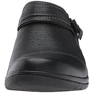 Clarks Women's Cheyn Madi Loafer, Black Tumbled Leather, 10 W US