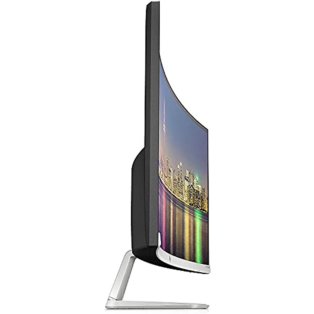 HP 34f 34” Curved Monitor with AMD FreeSync Technology | Ultra-Wide Quad HD Resolution (3440 × 1440p), IPS Display, and 3-Sided Low Bezel, 1-Yr Warranty (6JM50AA)