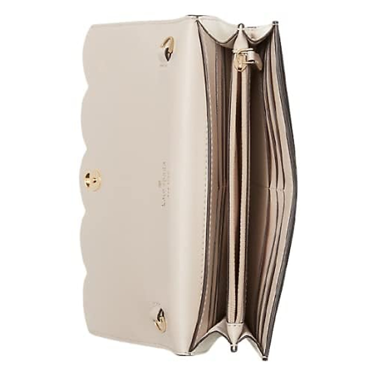 Kate Spade New York Gemma Wallet on a Chain Shoulder Bag (Parchment)