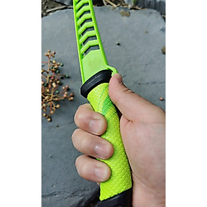 MV K1 Fillet Knife, Sharp 3CR13 Stainless Steel with Nonstick Coating Blade 5" - 9", Professional Knives for Filleting and Boning, Non-Slip Handles, Includes Protective Sheath. (green, 9)