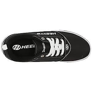 Heelys Footwear Wheeled Heel Shoe, Black, 6 US Unisex Big Kid