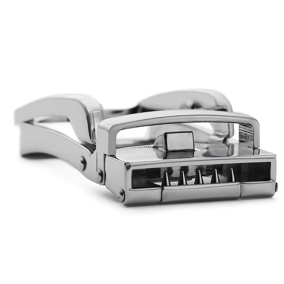 CHAOREN 40mm Ratchet Belt Buckle for 1 3/8 Slide Belt Strap, Click Buckle Adjustable Skeleton Shape