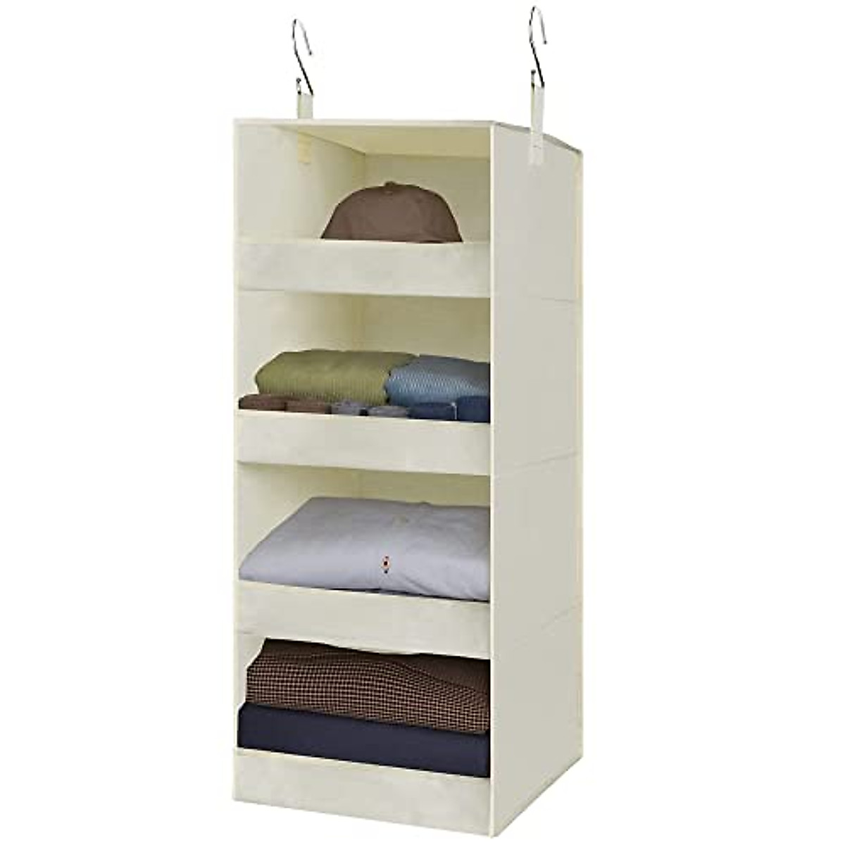 GRANNY SAYS Bundle of 1-Pack Hanging Shelves & 3-Pack Trapezoid Storage Bins