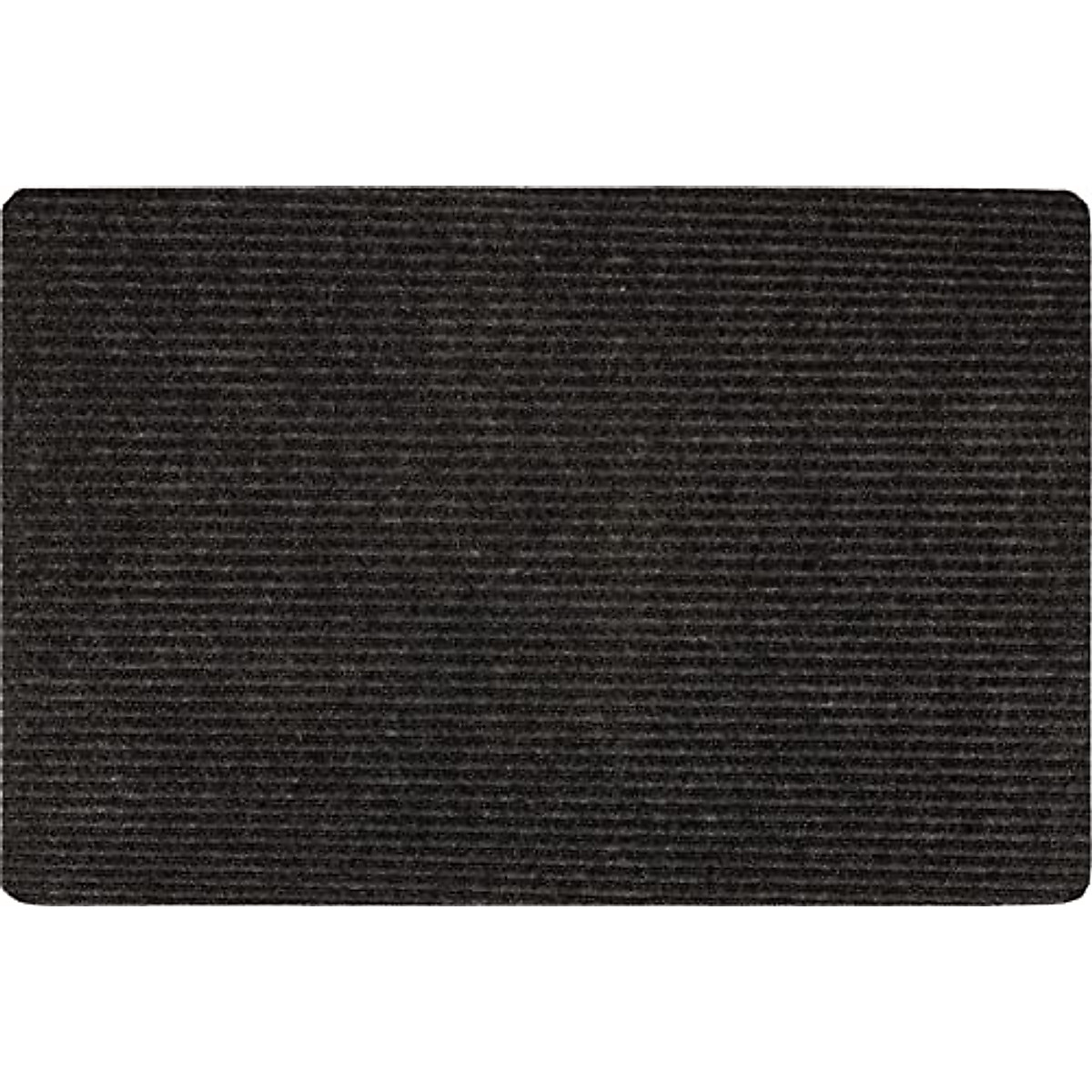 Mohawk Home Utility Floor Mat Solid Charcoal Grey (2' x 3') Perfect for Garage, Entryway, Porch, and Laundry Room