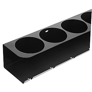 Garneck 1 Set Handheld Tool Holder Tools Organizer for Tool Electric Drill Storage Rack Tool Holder Tool Room Supplies Garage Storage Rack Power Tool Organizer Metal Black