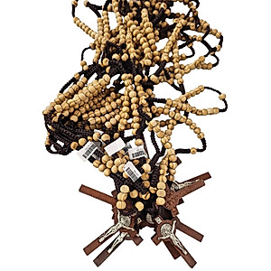 CLGIFT 30pcs mix lot full long rosary necklace Religious catholic Crucifix cross wholesale lot