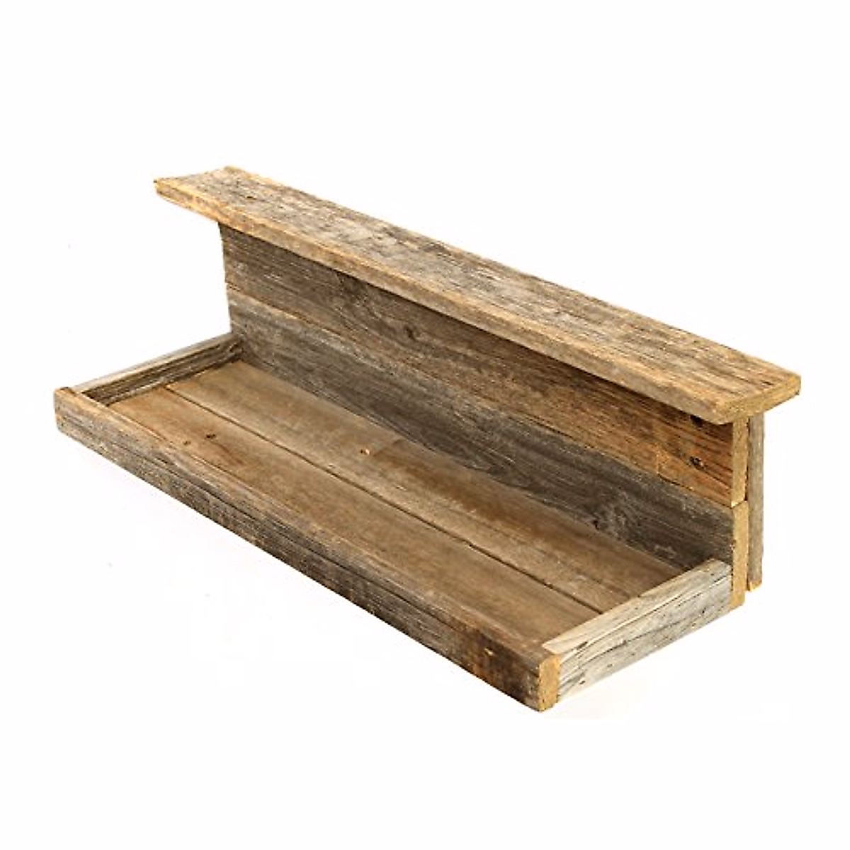 BarnwoodUSA Rustic Shelf, Hanging Wooden Wall Ledge, Country Home Decor