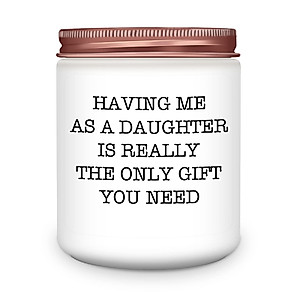 Gifts for Dad from Daughter - Funny Birthday Gifts for Dad from Daughter, Fathers Day Dad Birthday Thanksgiving Christmas Candle Gifts from Daughter