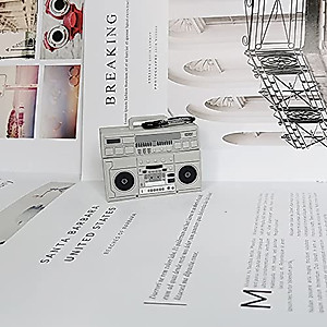 Compatible with Retro Radio AirPods Pro Case, Kids Teens Girls Boys Women Protective Silicone Skin for Radio AirPod Case Gramophone, Funny Kawaii Cartoon 3D Cute Cover for Radio AirPods Pro 2019