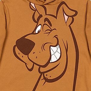 Scooby-Doo Little Boys Fleece Pullover Hoodie Brown 6