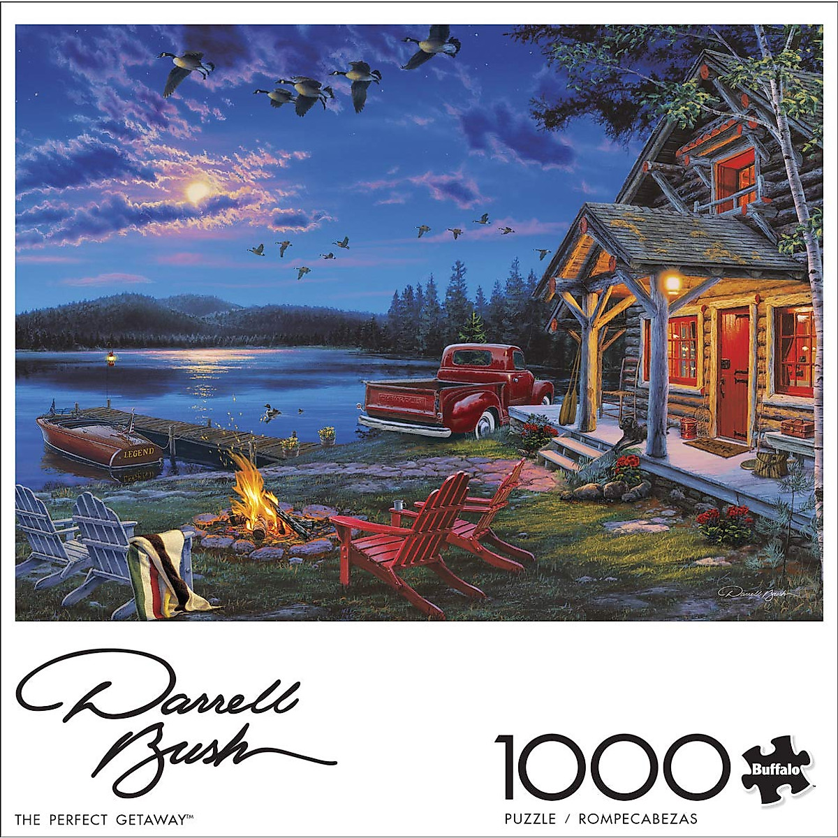 Buffalo Games - Darrell Bush - The Perfect Getaway - 1000 Piece Jigsaw Puzzle