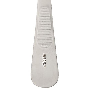 Mercer Culinary 18-8 Stainless Steel Petite Saucier Spoon with Spout, .4 oz, Silver