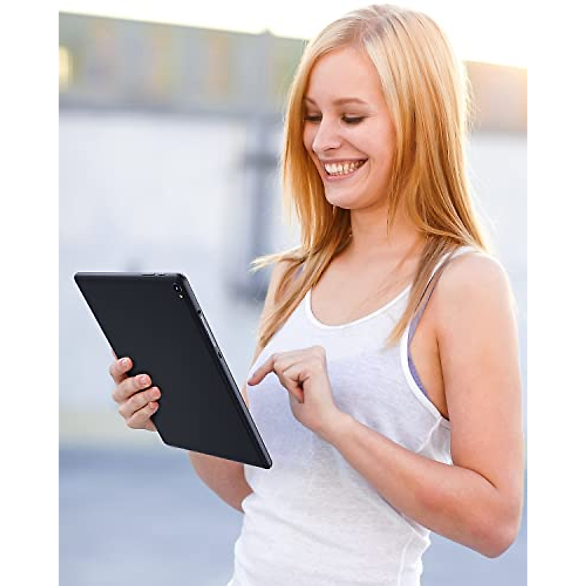 10 inch Tablet Android, Tablets Computer 32GB ROM Storage 512GB Expand, 1280x800 IPS Touch Screen,2MP&8MP Camera, Support Bluetooth, WiFi, 6000mAh Battery, Google Certified Tablet PC, Gray